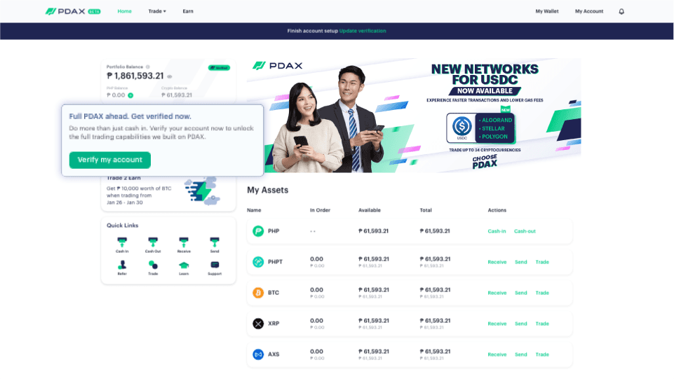 PDAX Learn | PDAX account verification